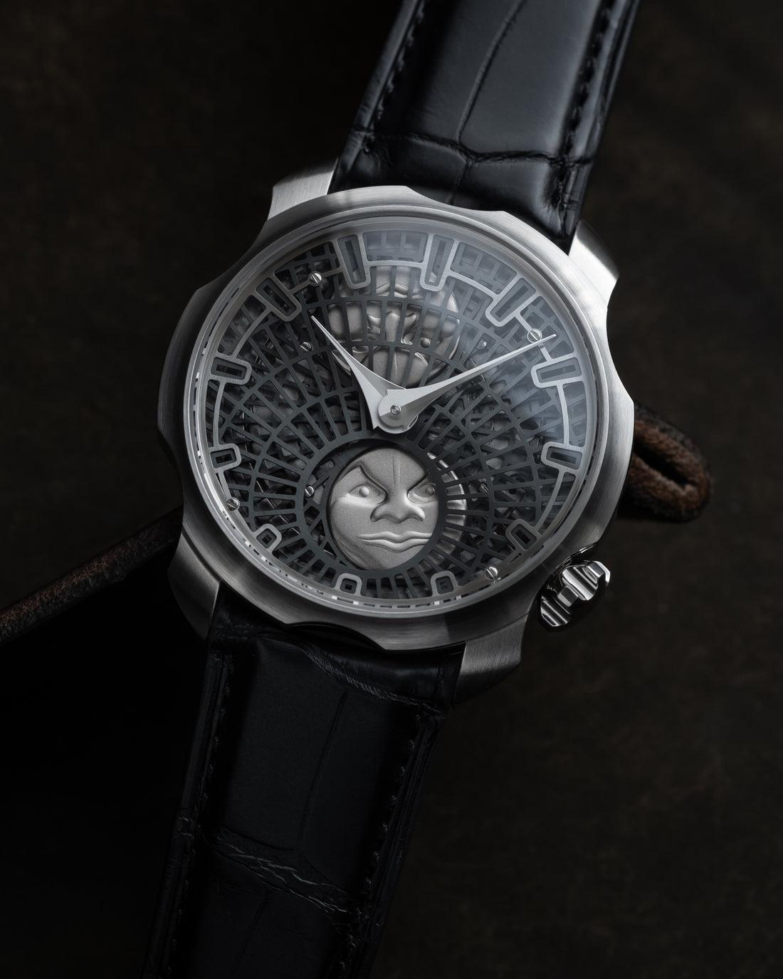 Sarpaneva Korona Supermoon Stainless Steel Case, 42.0 mm, A10, Leather