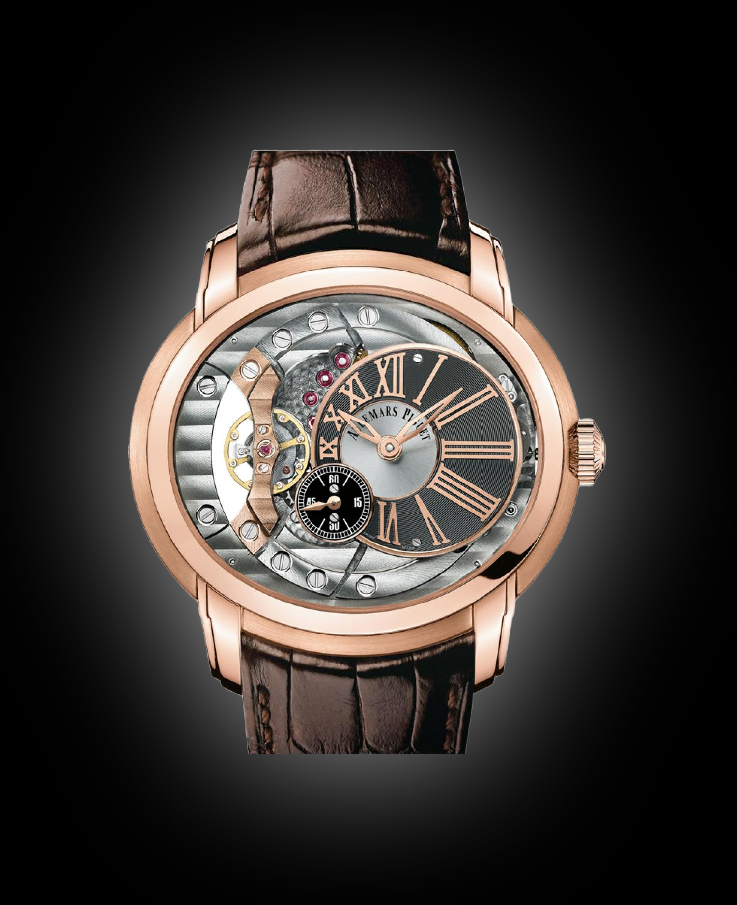 Audemars Piguet Millenary 15350 Skeleton Dial, 18kt Pink Gold, 47.0 mm ...
