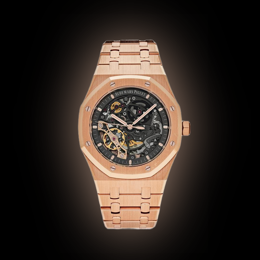 Audemars Piguet Royal Oak 15407 Slate Grey Dial, 18 Carat Pink Gold, 41 ...