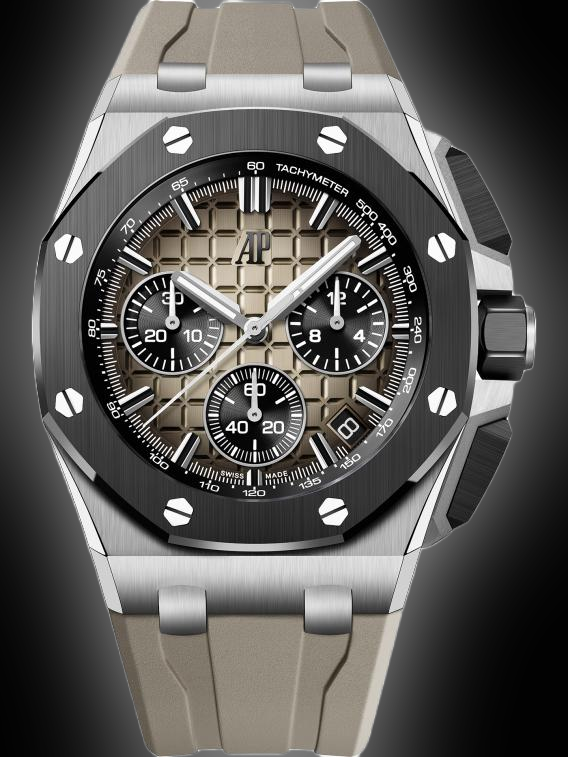 Audemars Piguet Royal Oak Offshore 26420 Smoked Taupe Dial, Black ...