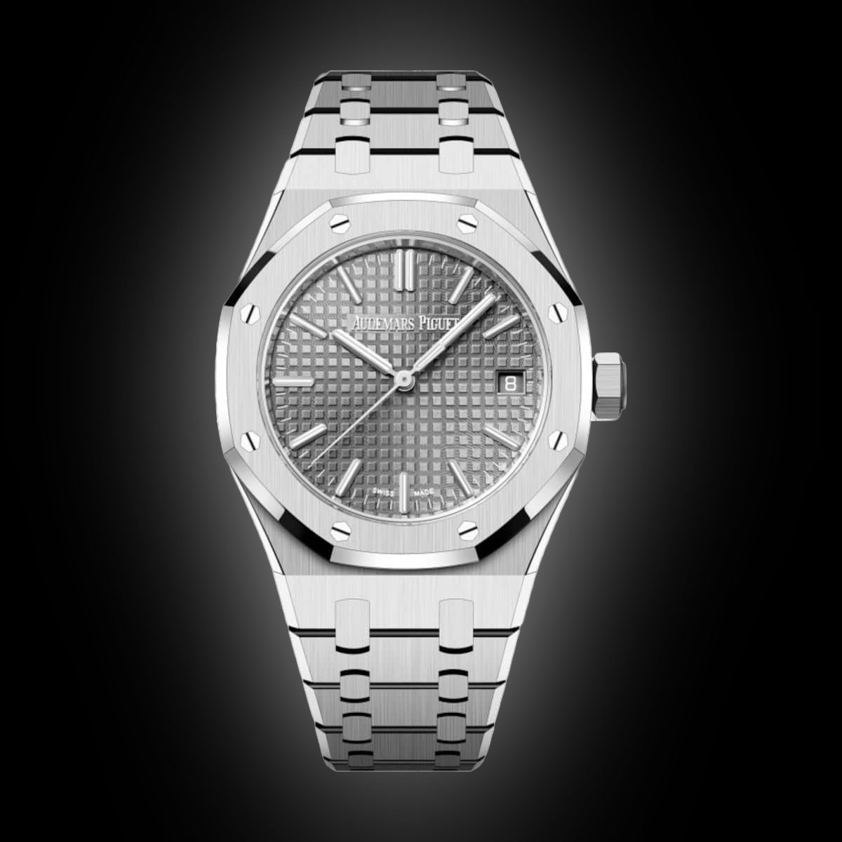Audemars Piguet Royal Oak 15550 Grey Dial, Stainless Steel, 37.0 mm ...