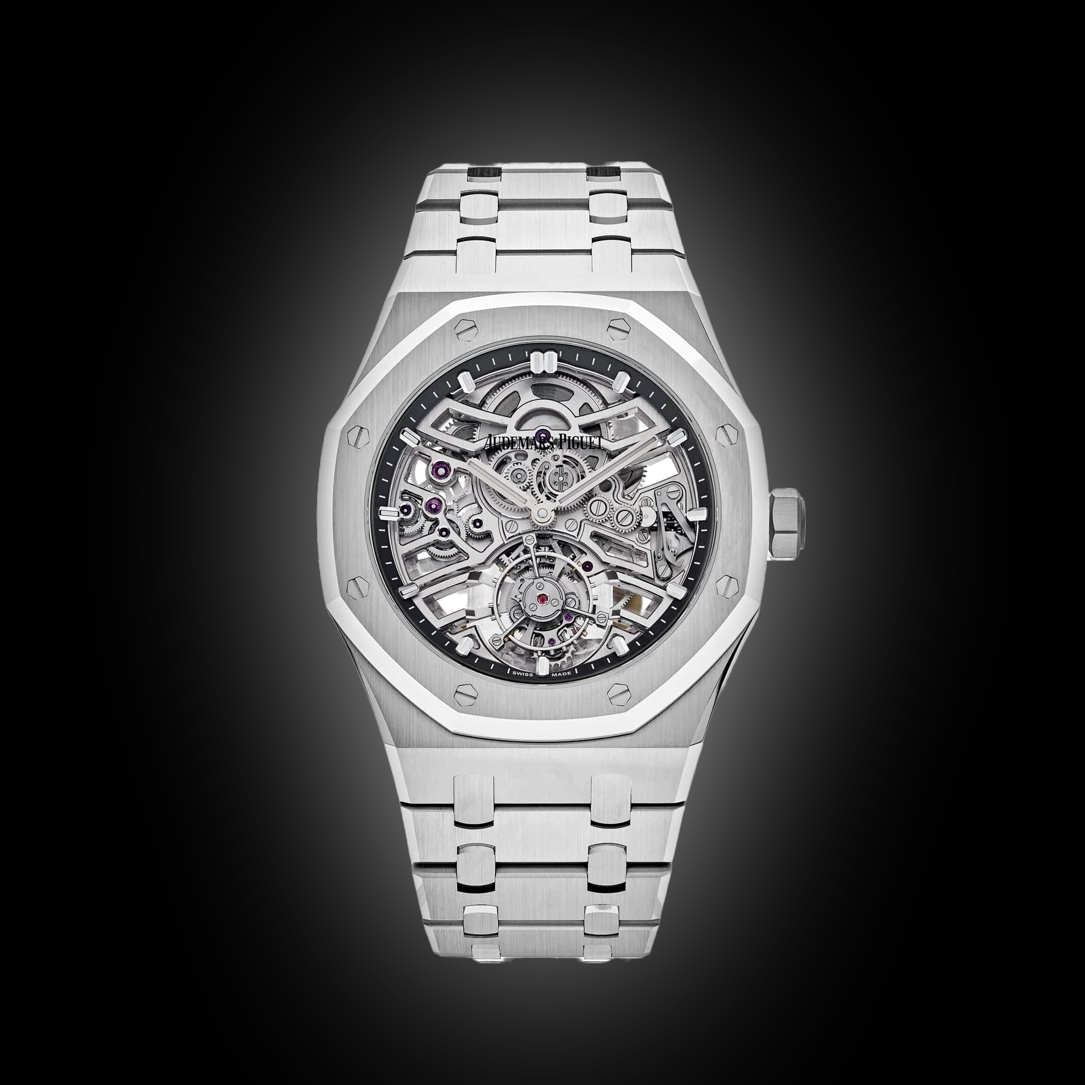 Audemars Piguet Royal Oak 26735 Rhodium-Toned Dial, Stainless Steel, 41 ...