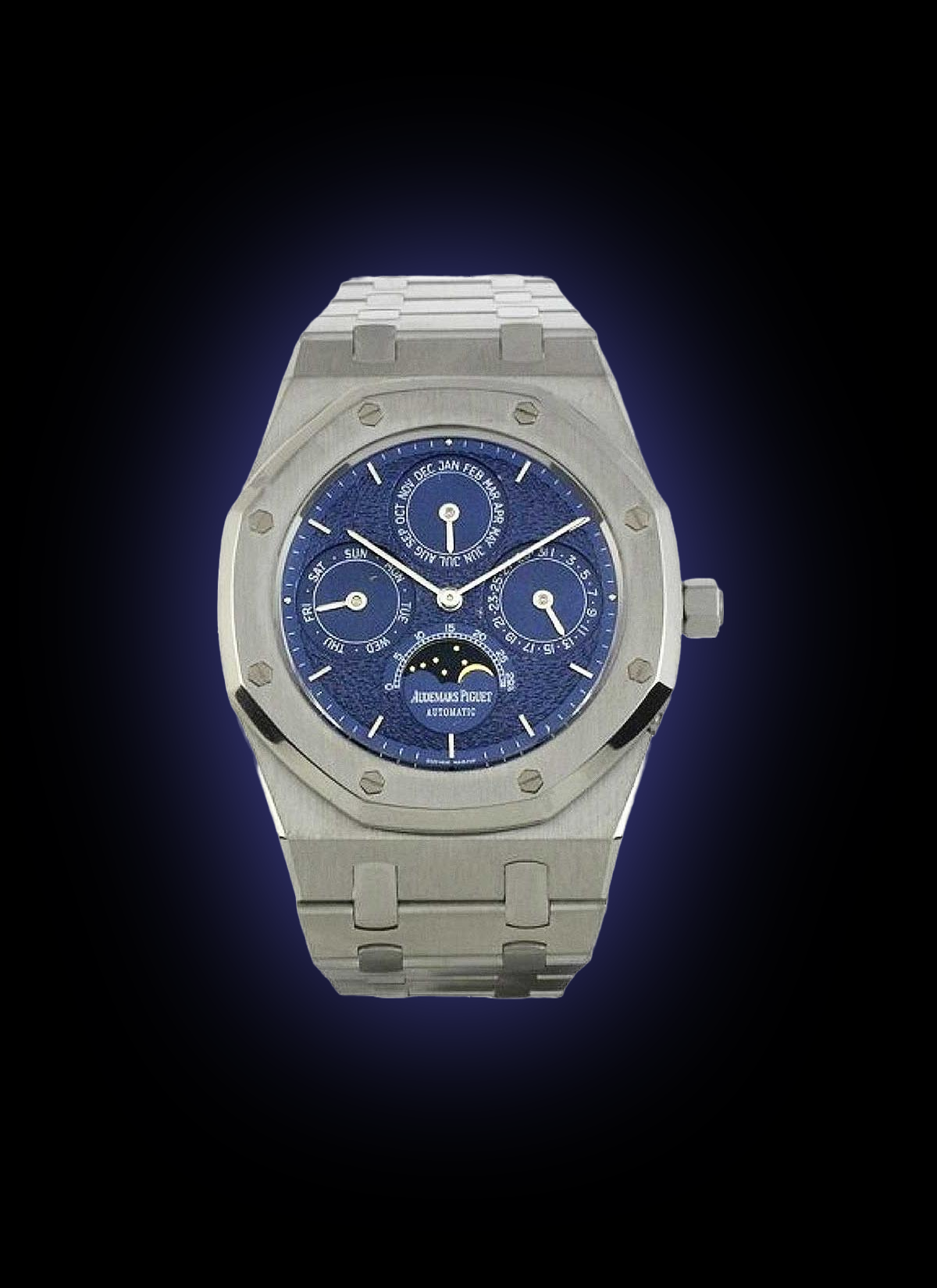 Audemars Piguet Royal Oak 25820 Blue Dial, White Platinum, 39.0 mm, Men ...