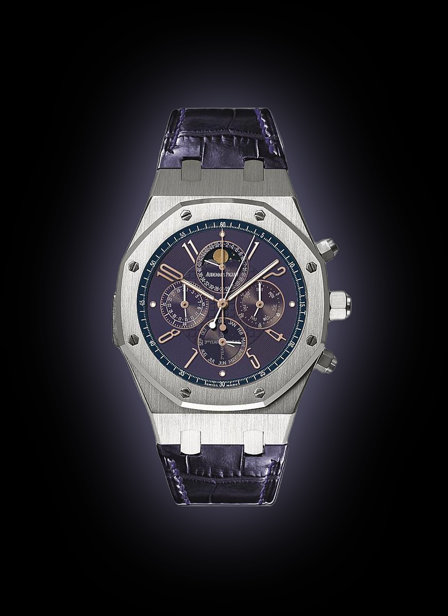 Audemars Piguet Royal Oak 26566 Blue Dial, 18kt White Gold, 44.0 mm ...
