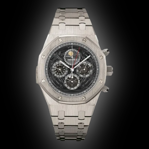 Audemars Piguet Royal Oak 26551 Openwork Dial, White 950 Platinum, 44.0 ...