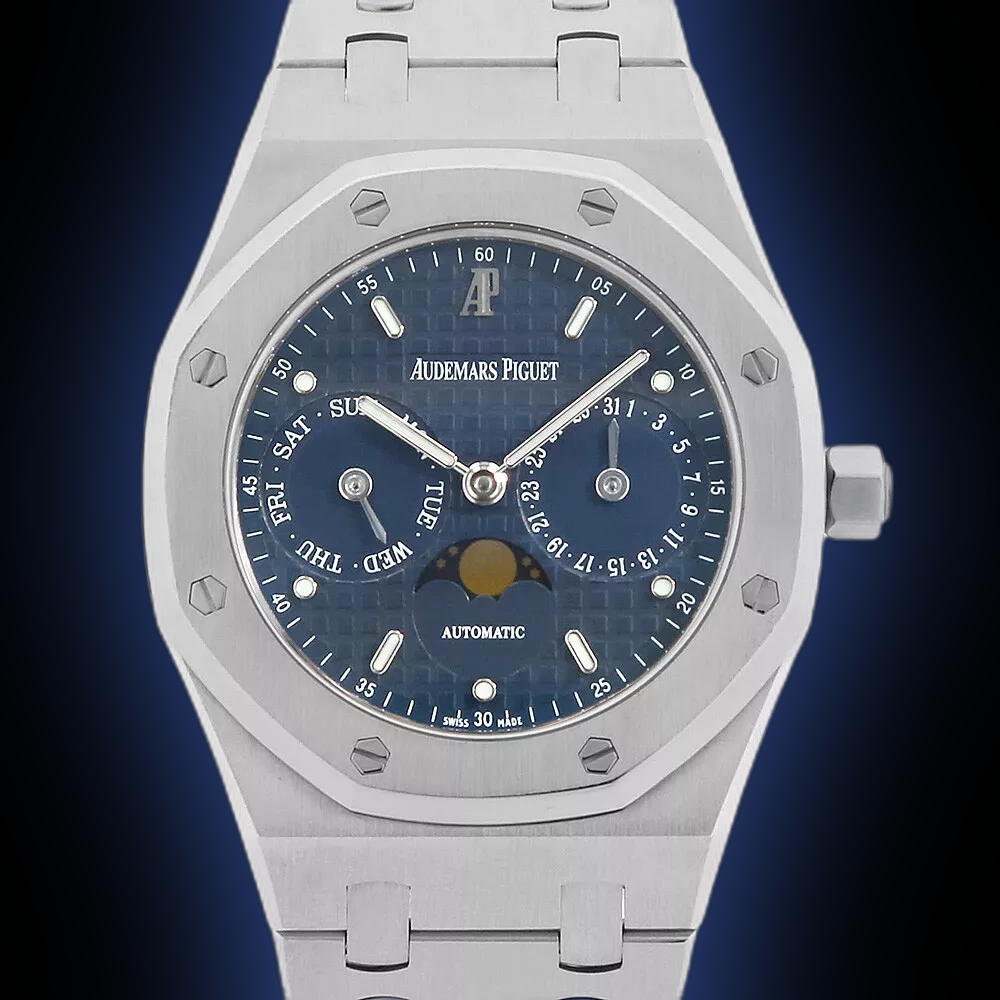 Audemars Piguet Royal Oak 25594 Navy Dial, Stainless Steel, 36.0 mm ...