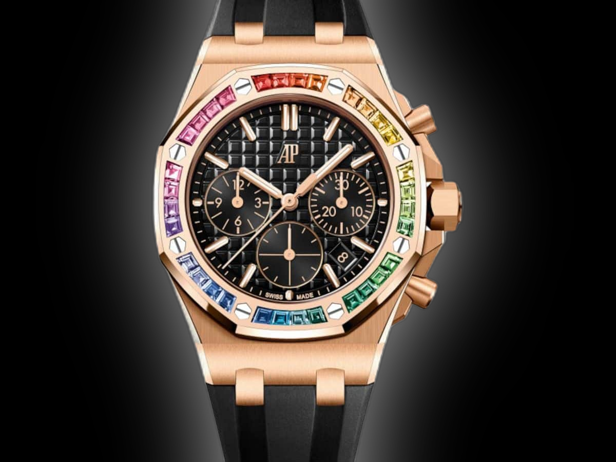 Audemars Piguet Royal Oak Offshore 26236 Black Dial, 18 Carat Pink Gold ...