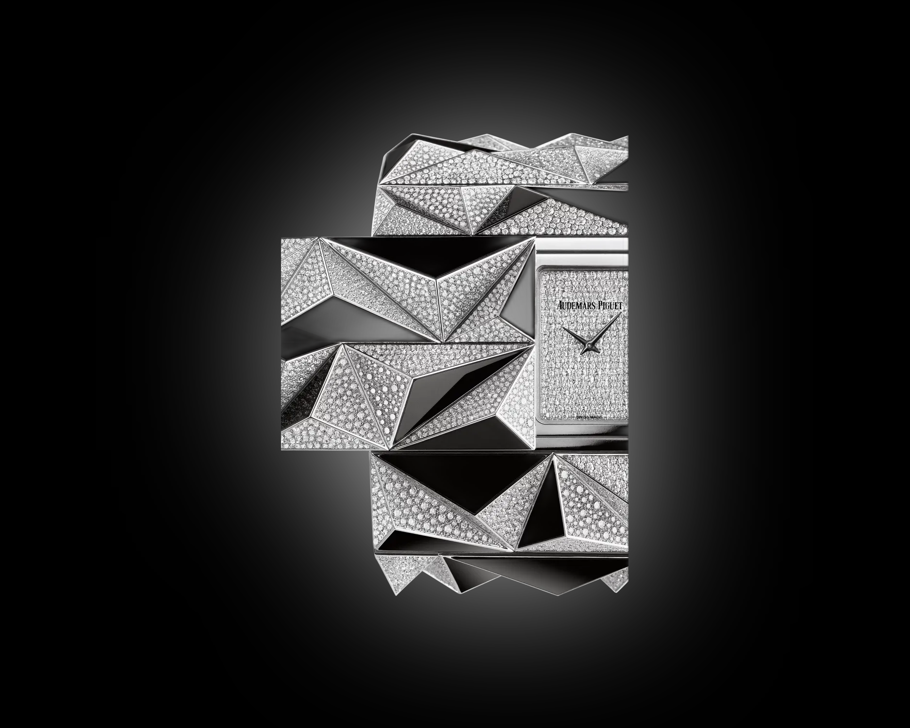 Audemars Piguet Haute Joaillerie 79419 Paved Dial, White Gold, 44.0 mm ...