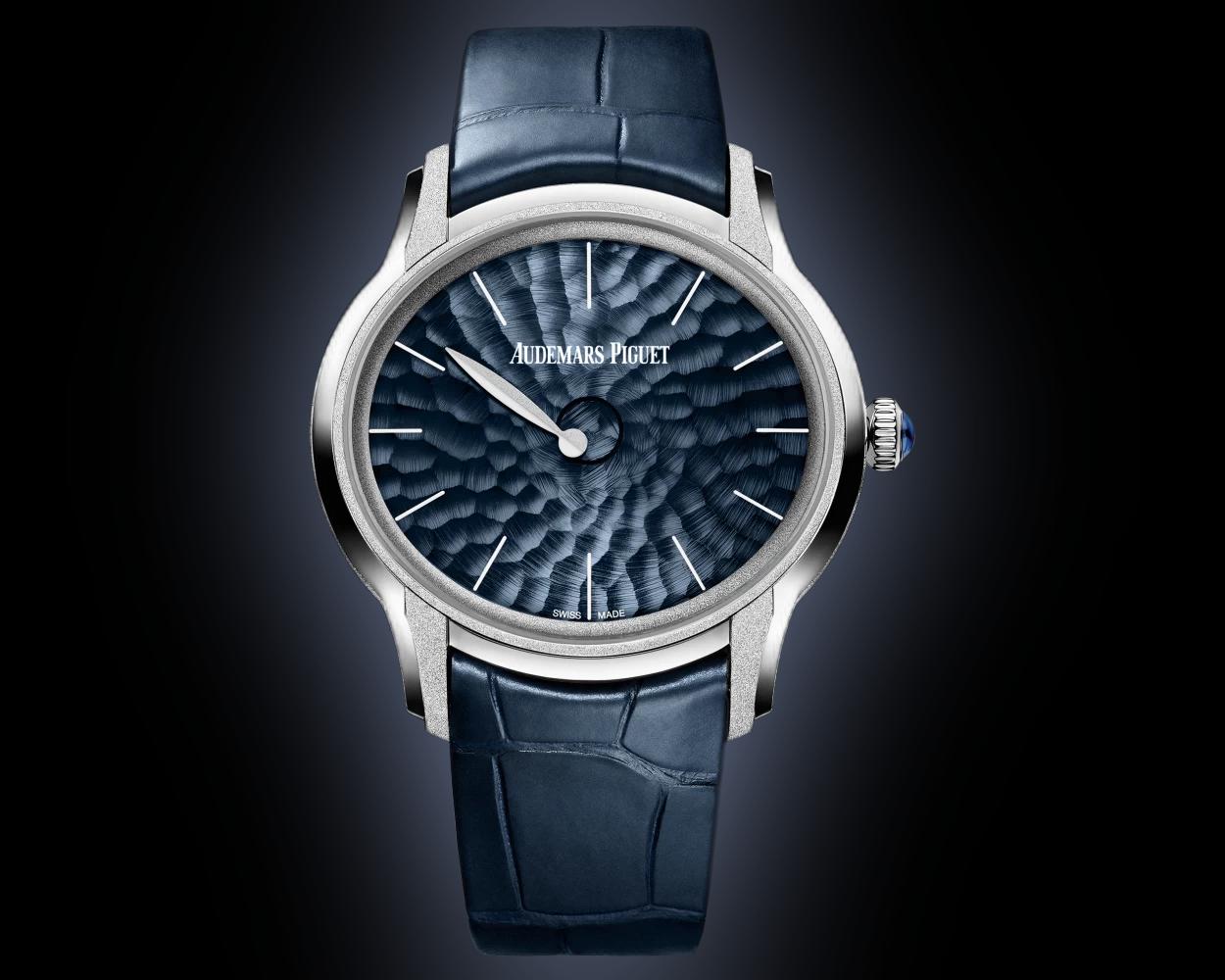 Audemars Piguet Millenary 77266 Blue Dial, 18kt Philosophique White ...