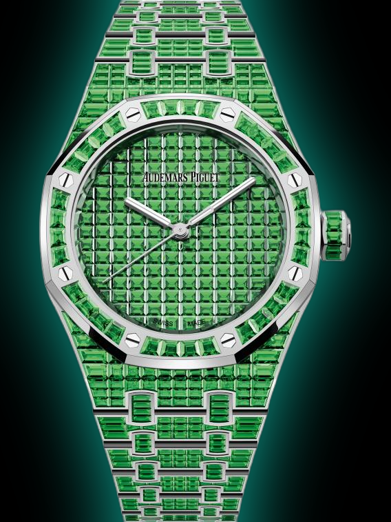 Audemars Piguet Royal Oak 15554 Grande Tapisserie Nickname Dial, 18 ...