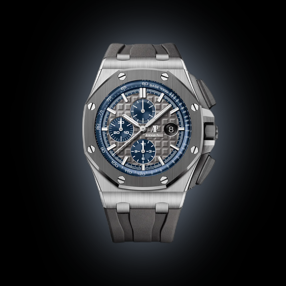 Audemars Piguet Royal Oak Offshore 26400 Grey Dial, Titanium, 44.0 mm, Rubber