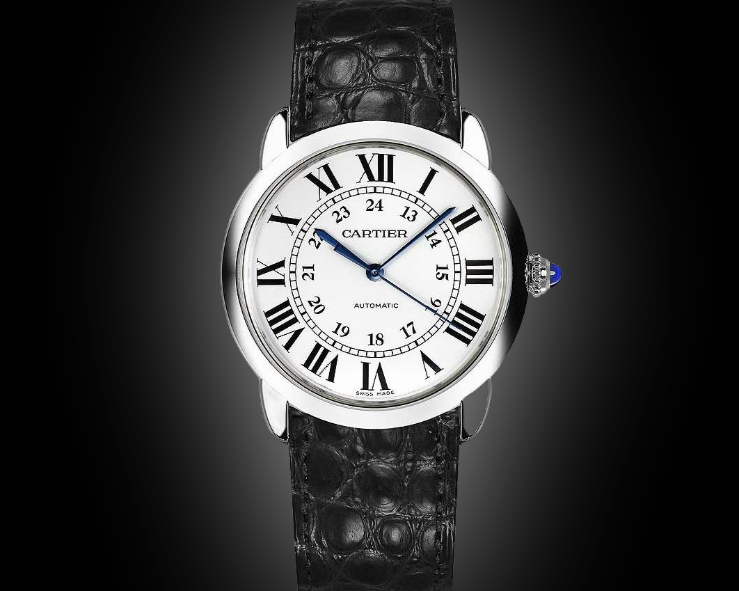 Cartier Ronde Solo WSRN Silver Opaline Dial, Stainless Steel, 36.0 mm ...