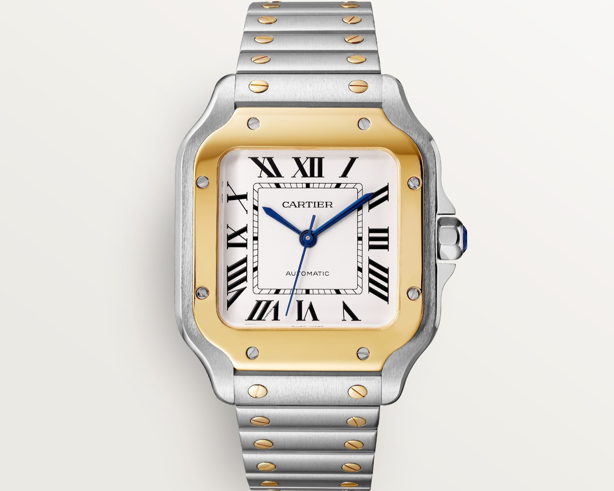 Cartier Santos de Cartier Watch Gold And Steel W2SA