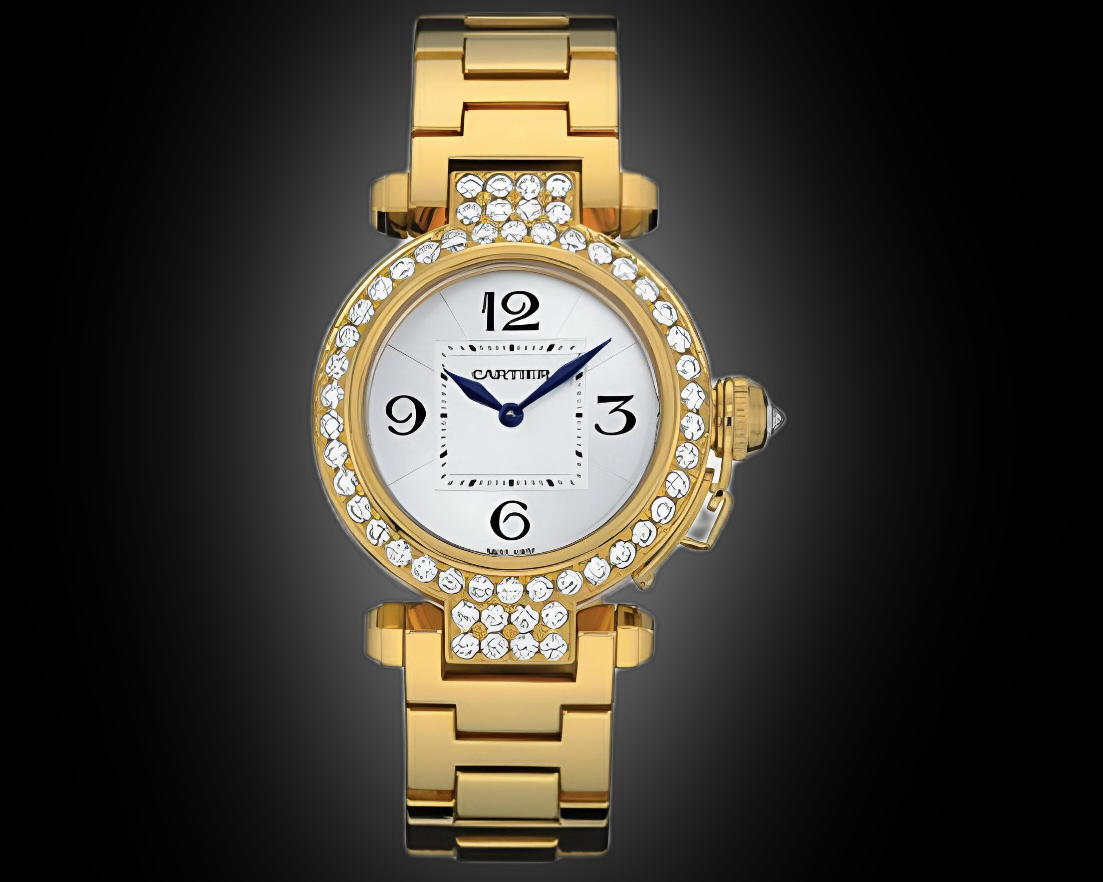 Cartier Pasha de Cartier WJ11 Silver Dial, 18kt Yellow Gold, 32.0 mm ...