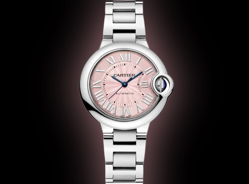 Cartier Ballon Bleu de Cartier WSBB Pink Dial, Stainless Steel, Self ...