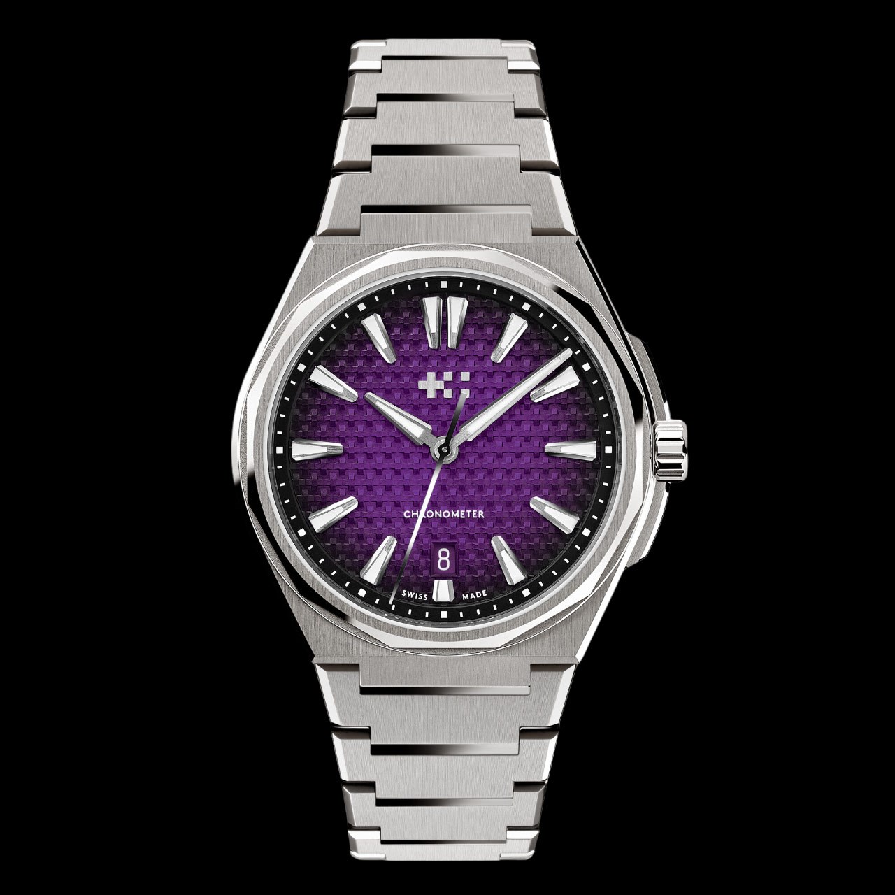 Christopher Ward The Twelve C12 Nebula Purple Dial, Titanium, 40.0 mm ...