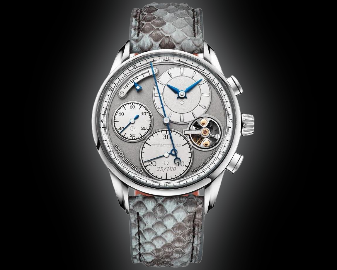 Gronefeld 1941 Grönograaf Limited Edition Stainless Steel Case, 40 mm ...