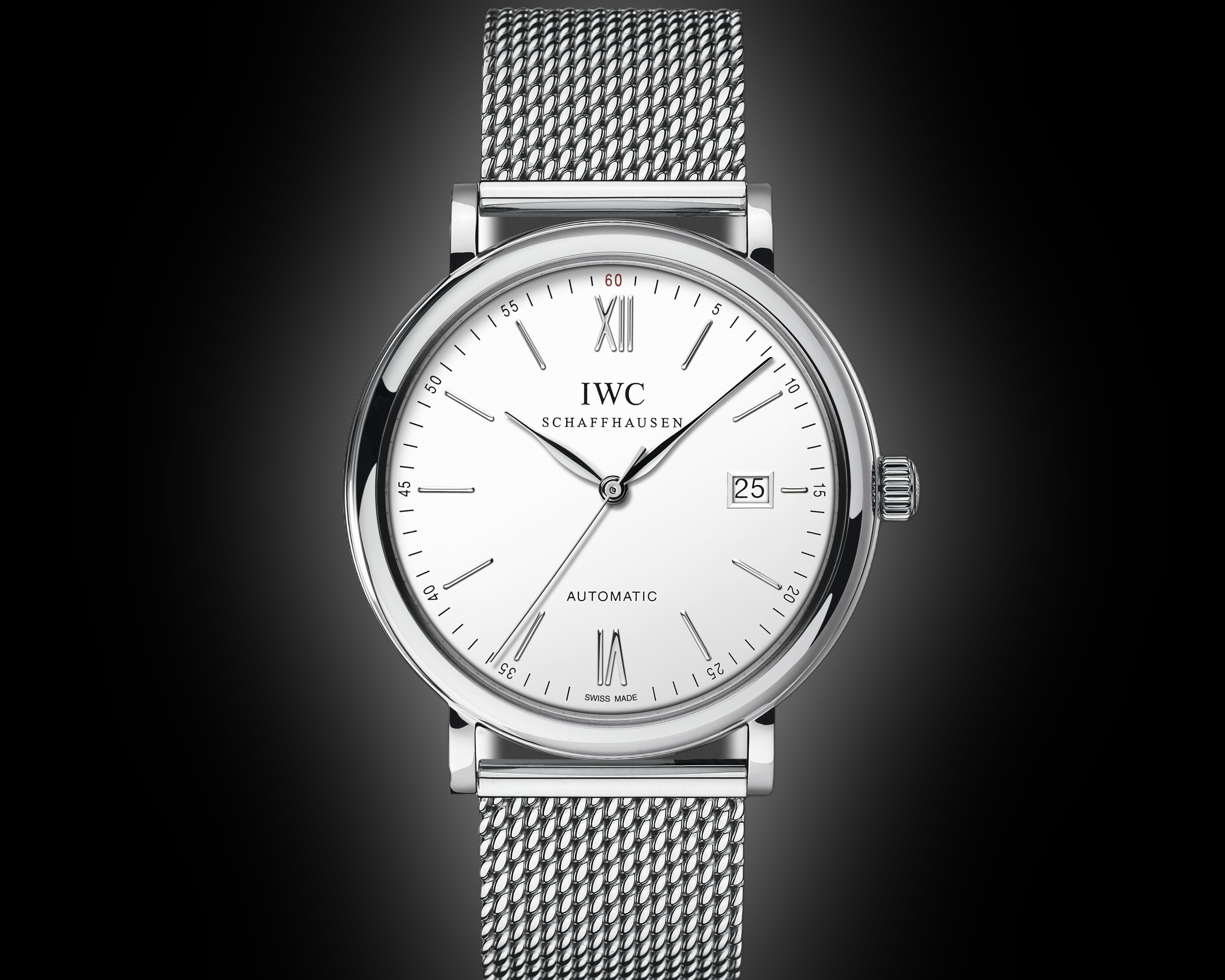 IWC Portofino 3565 Silver Dial, Stainless Steel, 40.0 mm, 30.0 m