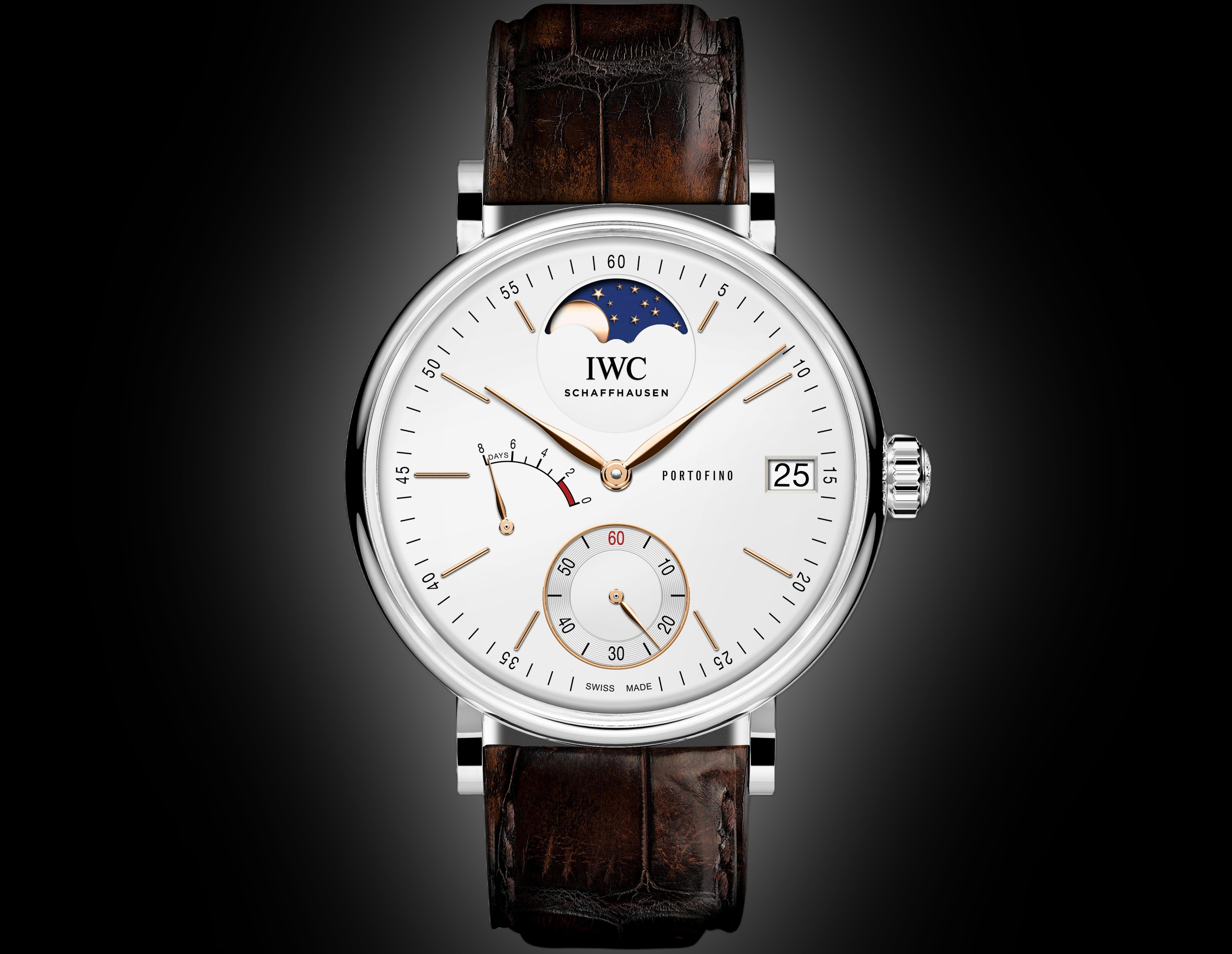 IWC Portofino 5164 Silver Dial, Stainless Steel, 45.0 mm, Moon Phase