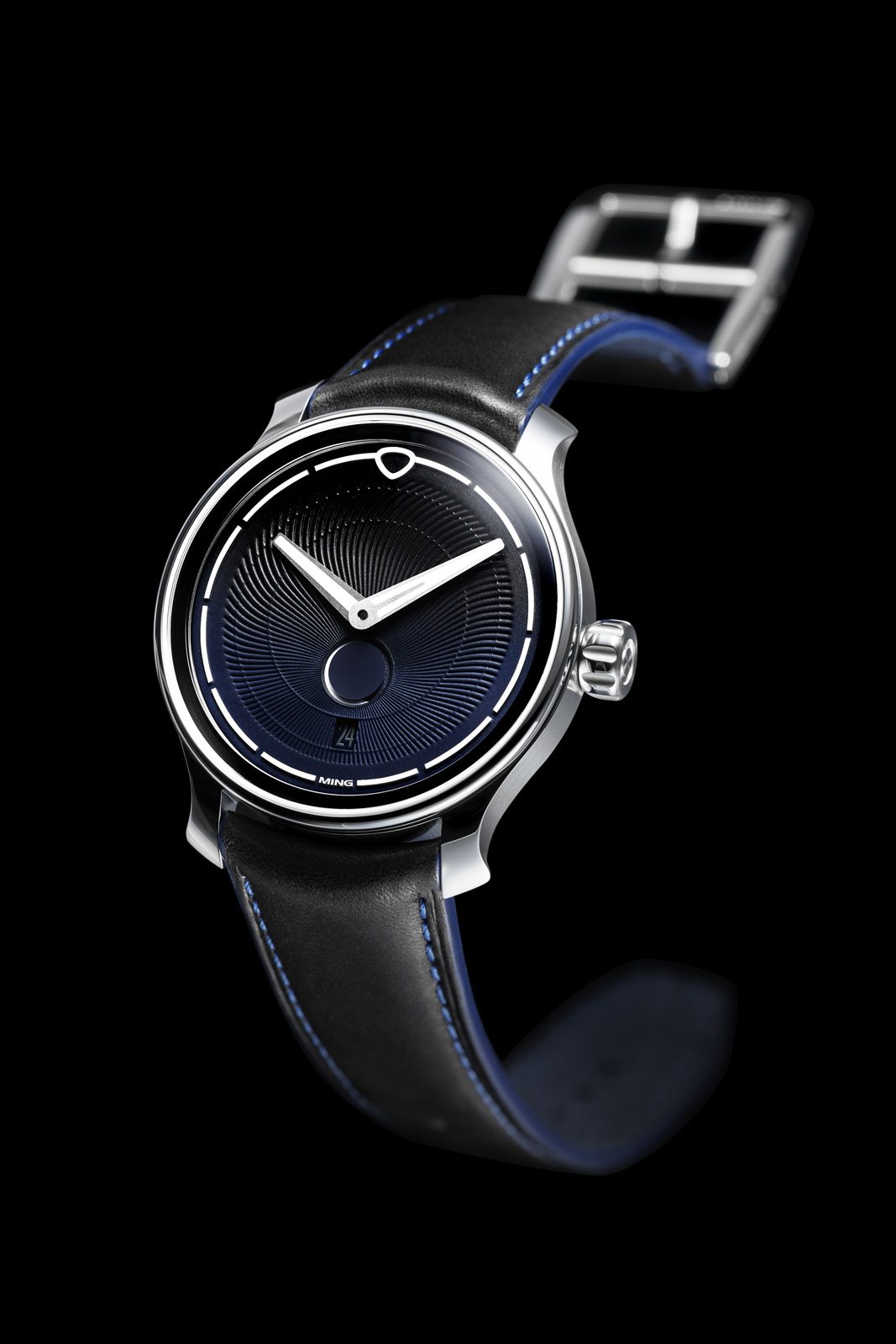 Ming 37XX Moonphase 316L Stainless Steel 37.05 | Coveted
