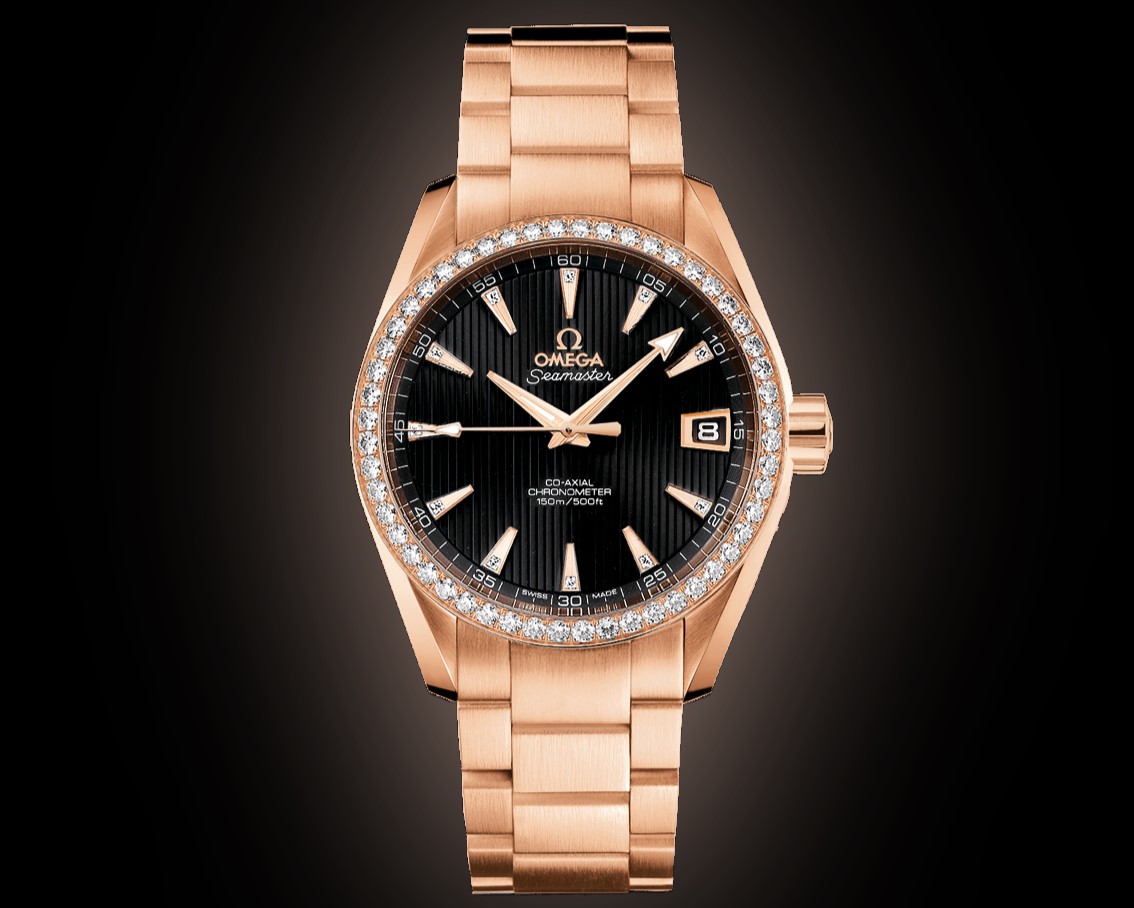 Omega Seamaster Aqua Terra 150M 231.55 Black Dial, Red Gold, 38.5 mm ...