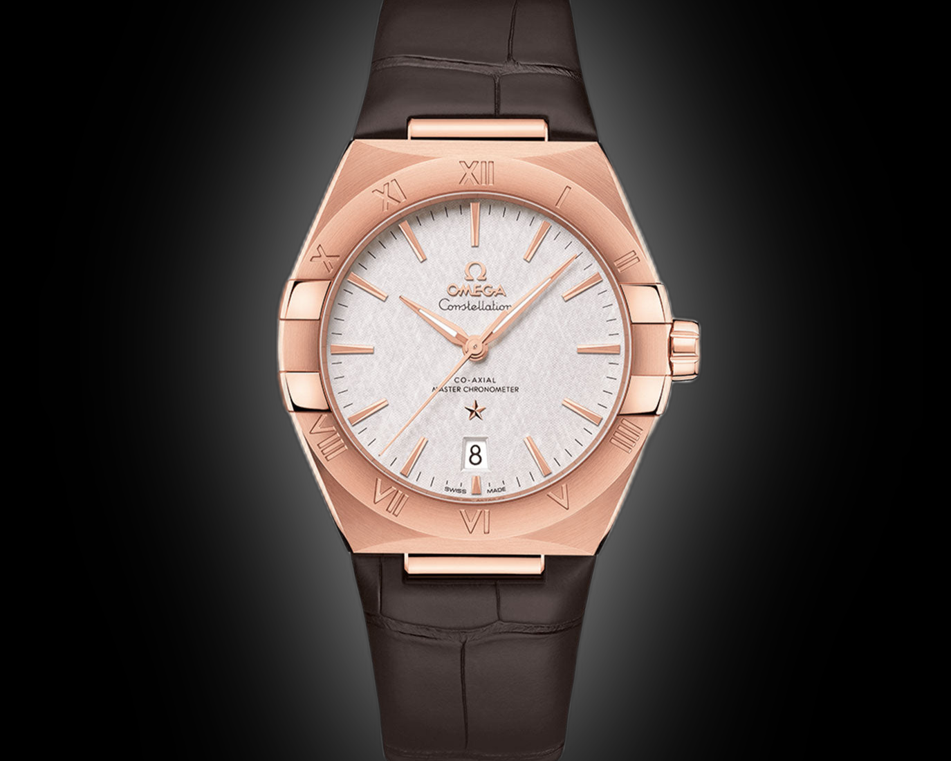 Omega Constellation 39 131.53 Silver Dial, Sedna Gold, 39.0 mm, Master ...