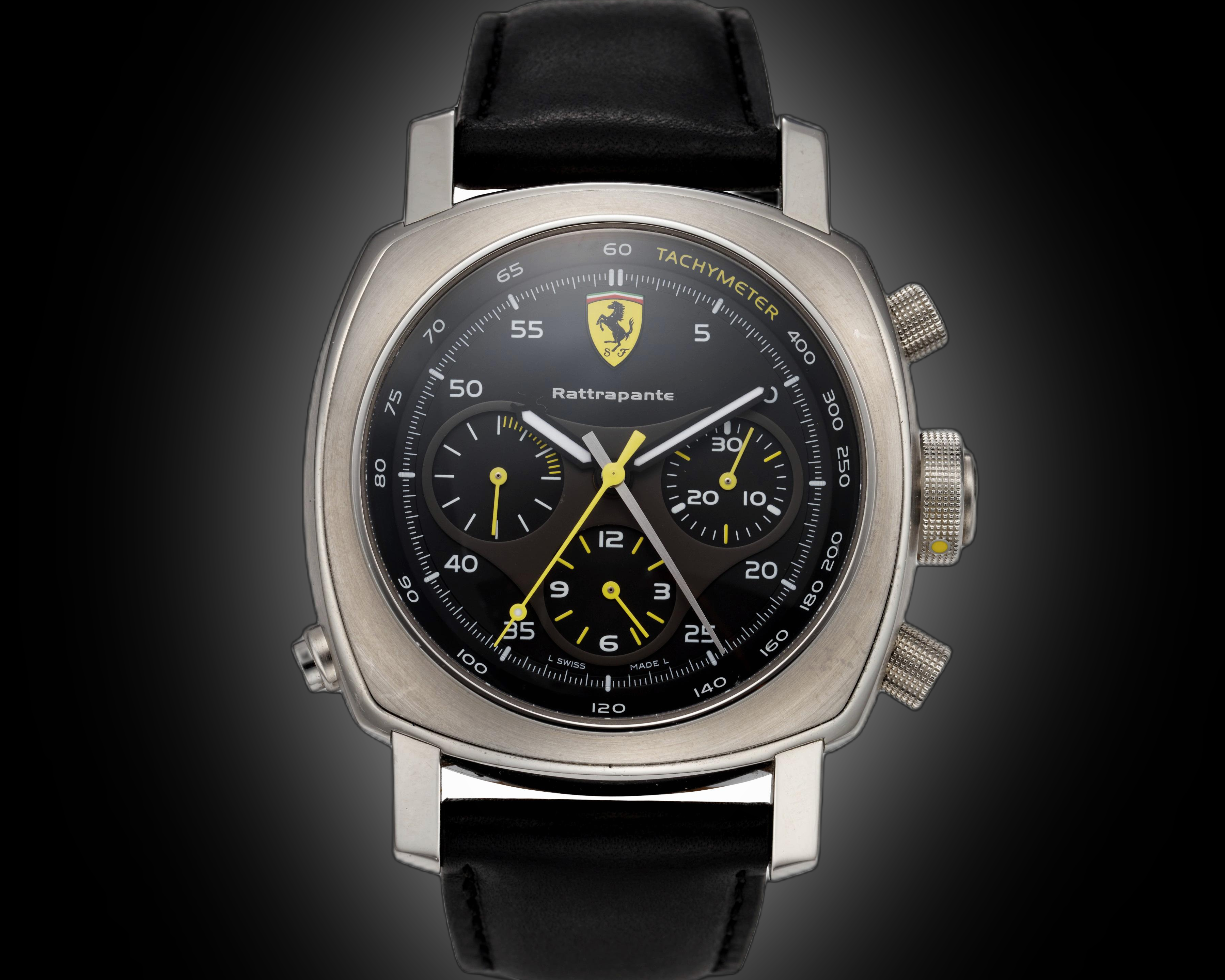 Panerai Ferrari Scuderia FER00010 Black Dial, Stainless Steel, 45.0 mm ...