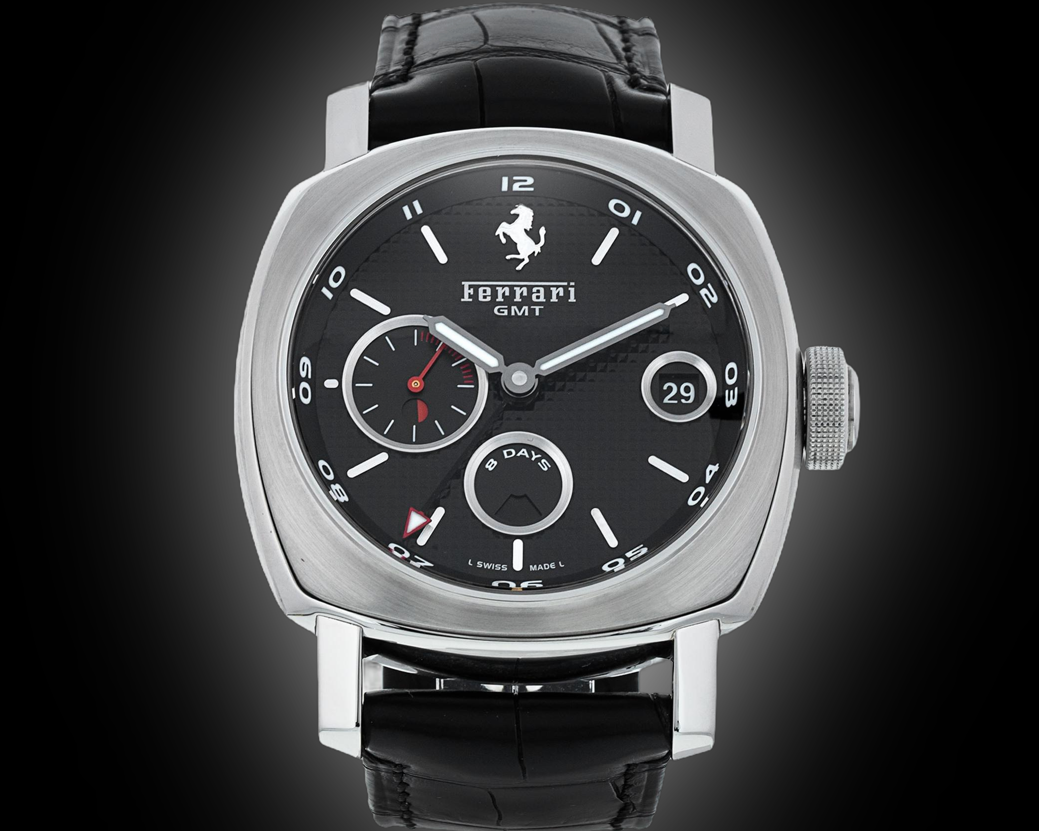 Panerai Ferrari Granturismo 00012 Black Dial, Stainless Steel, 45.0 mm ...