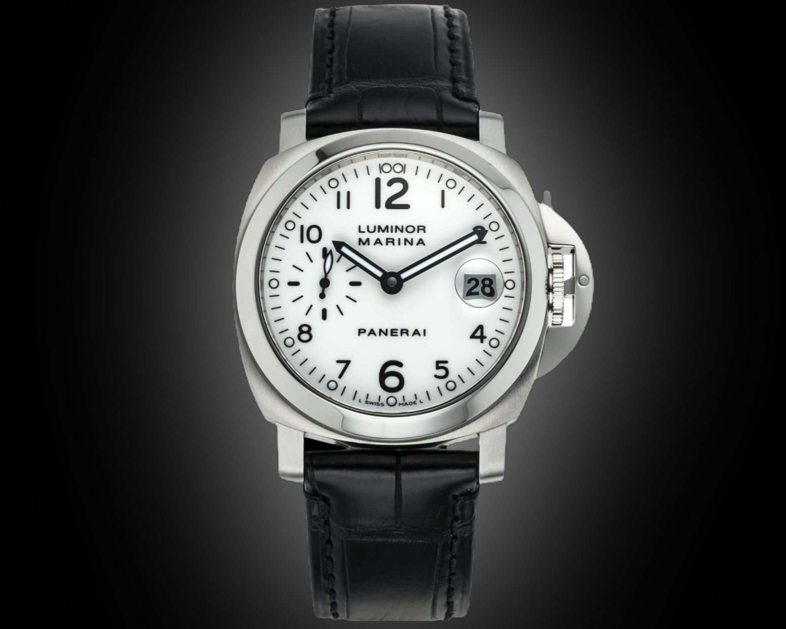 Panerai Luminor Marina 00049 White Dial, Stainless Steel, 40.0 mm ...