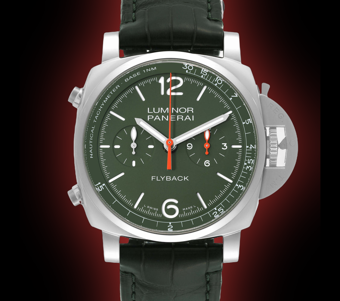 Panerai Luminor 1950 44 3 Days Chrono Flyback Verde Militare 01296