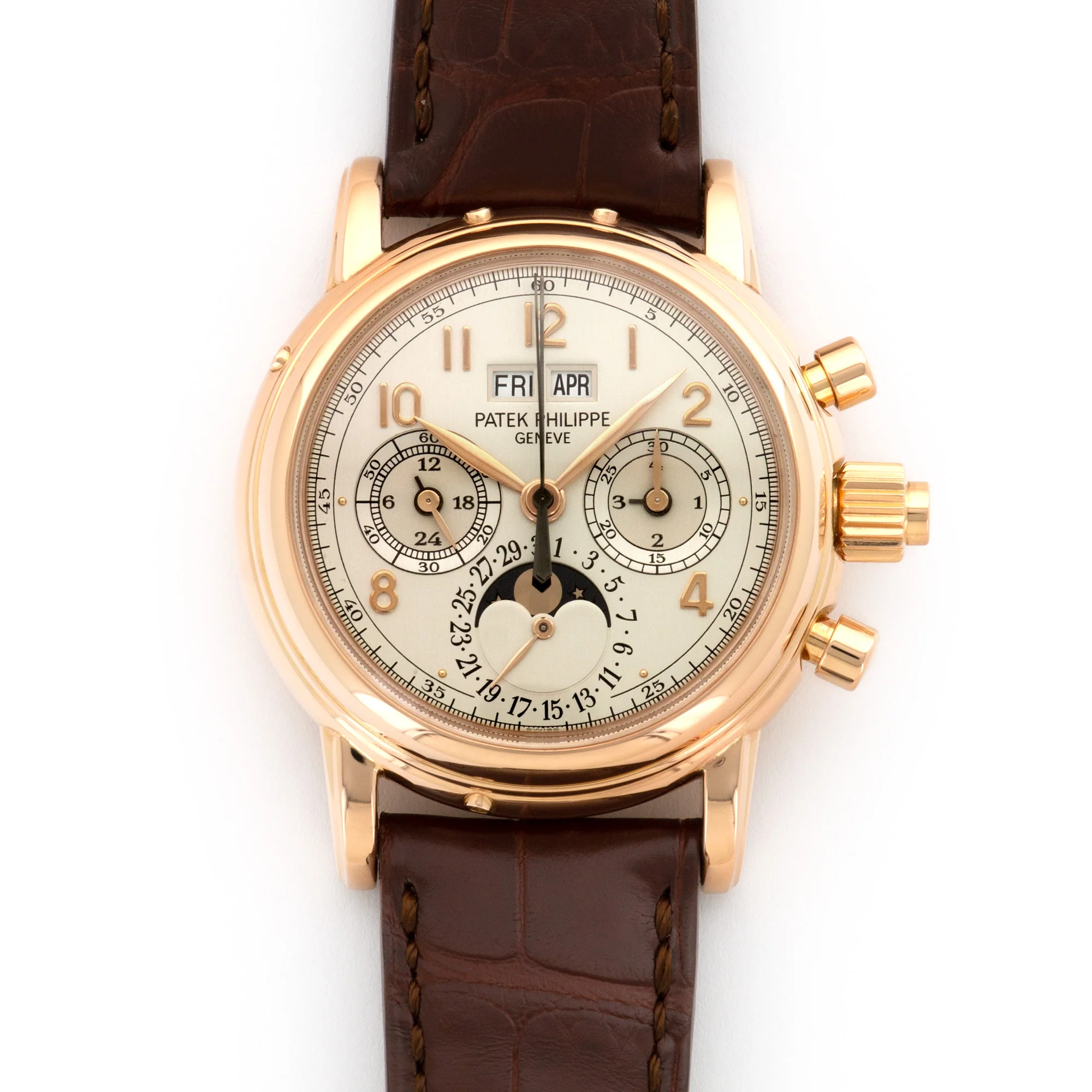 Patek Philippe Grand Complications 5004 Silver Dial, Rose Gold, 36.7 mm ...