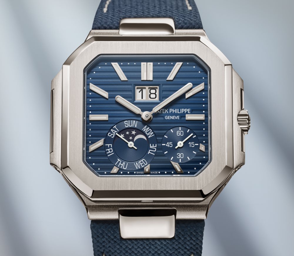 Patek Philippe Cubitus 5822 Sunburst Blue Dial, 240 PS CI J LU, Self ...
