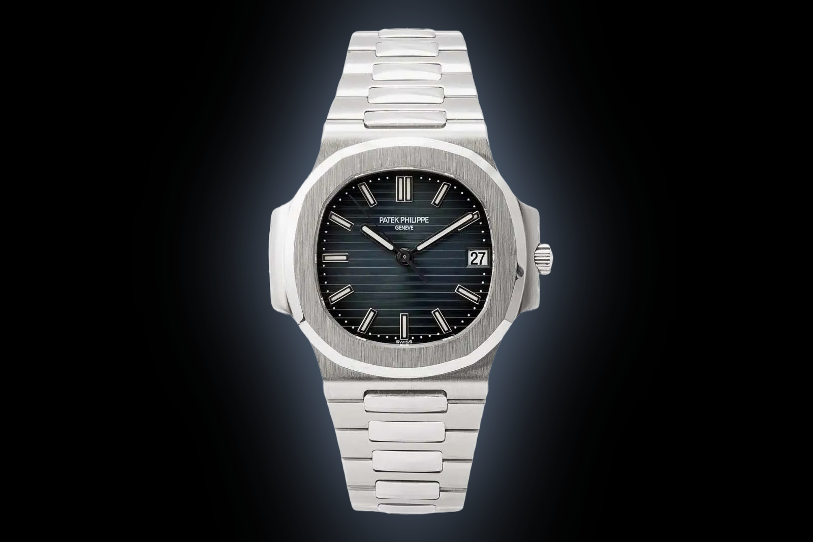 Patek Philippe Nautilus 5800 Blue/Black Shaded Dial, Stainless Steel ...