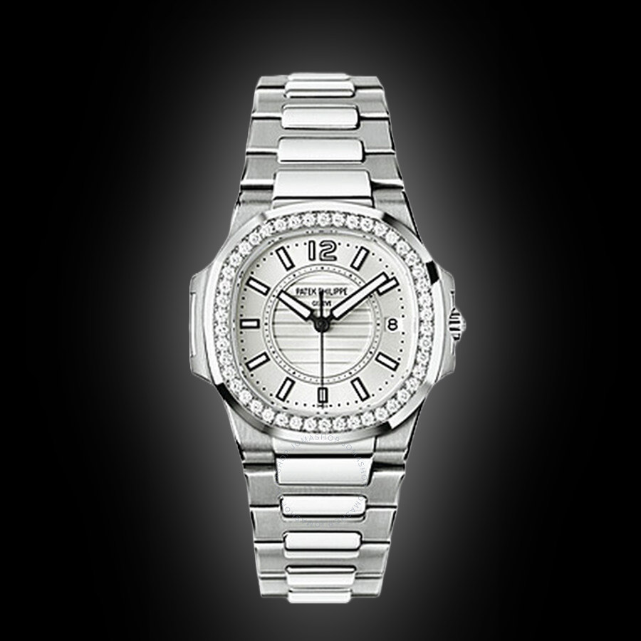 Patek Philippe Nautilus 7010 Silver Dial, 18kt White Gold, Analog ...