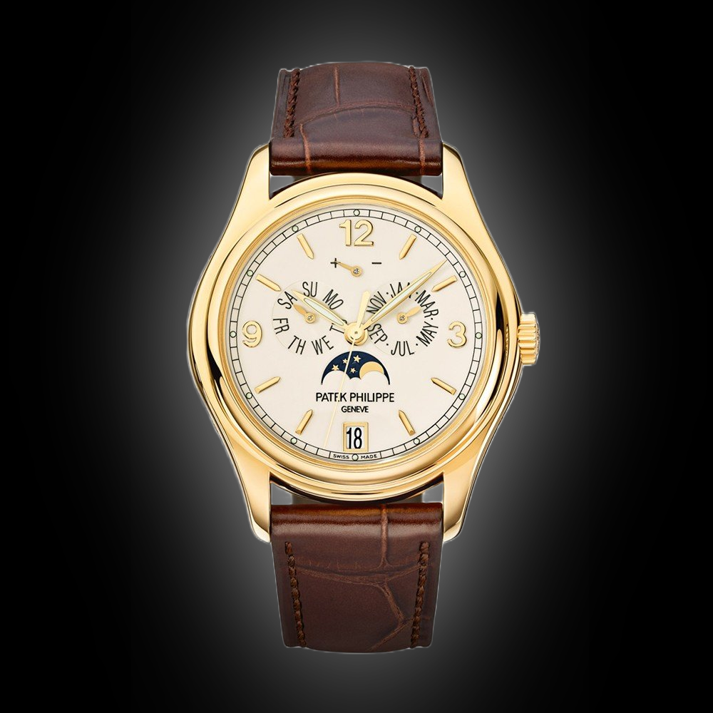 Patek Philippe Complications 5146 Beige Dial, Yellow Gold, Annual Calendar, Men's Watch