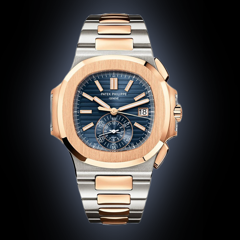 Patek Philippe Nautilus 5980 Blue Gradient Dial, Stainless Steel ...