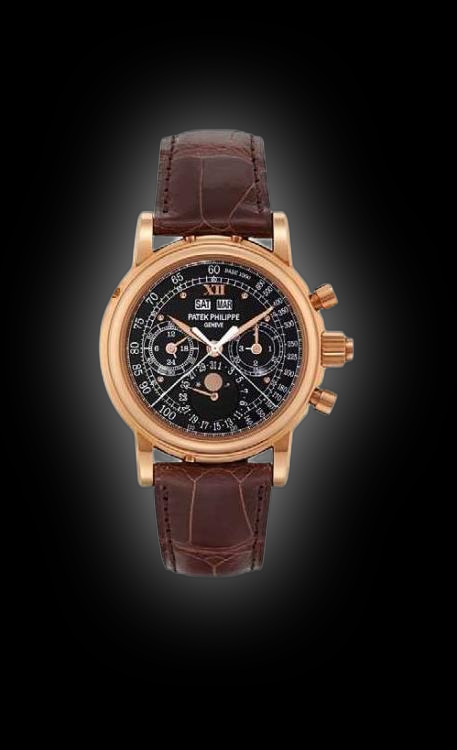 Patek Philippe Grand Complications 5004 Black Dial, Red Gold, 36.7 mm ...