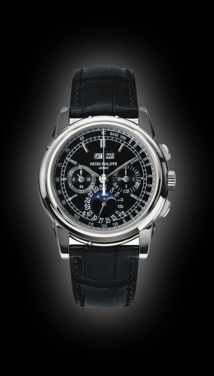 Patek Philippe Grand Complications 5970 Black Dial, Platinum, 40.0 mm ...