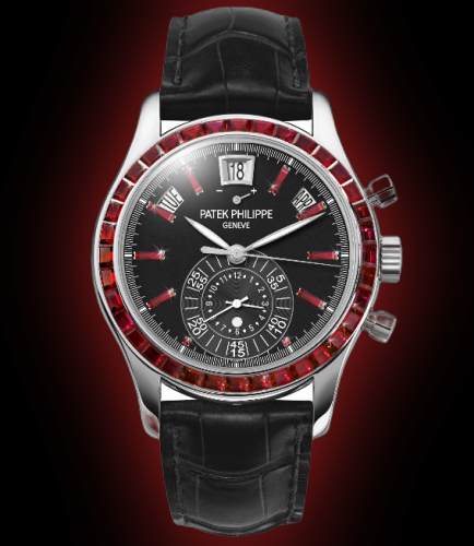 Patek Philippe Complications 5961 Black Dial, Platinum, 40.5 mm ...