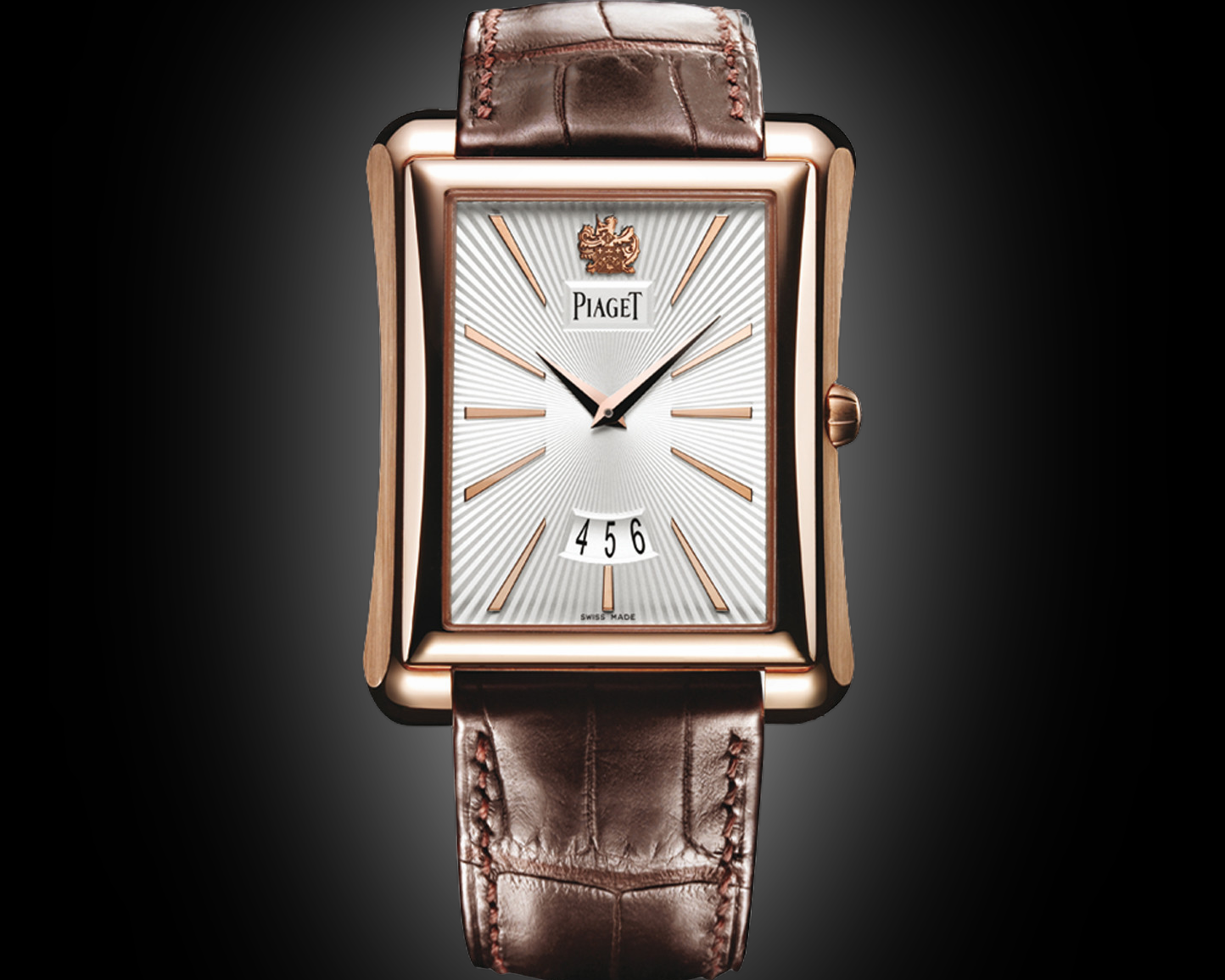 Piaget Emperador 32121 Silver Dial, Pink Gold, 36.0 mm, Date