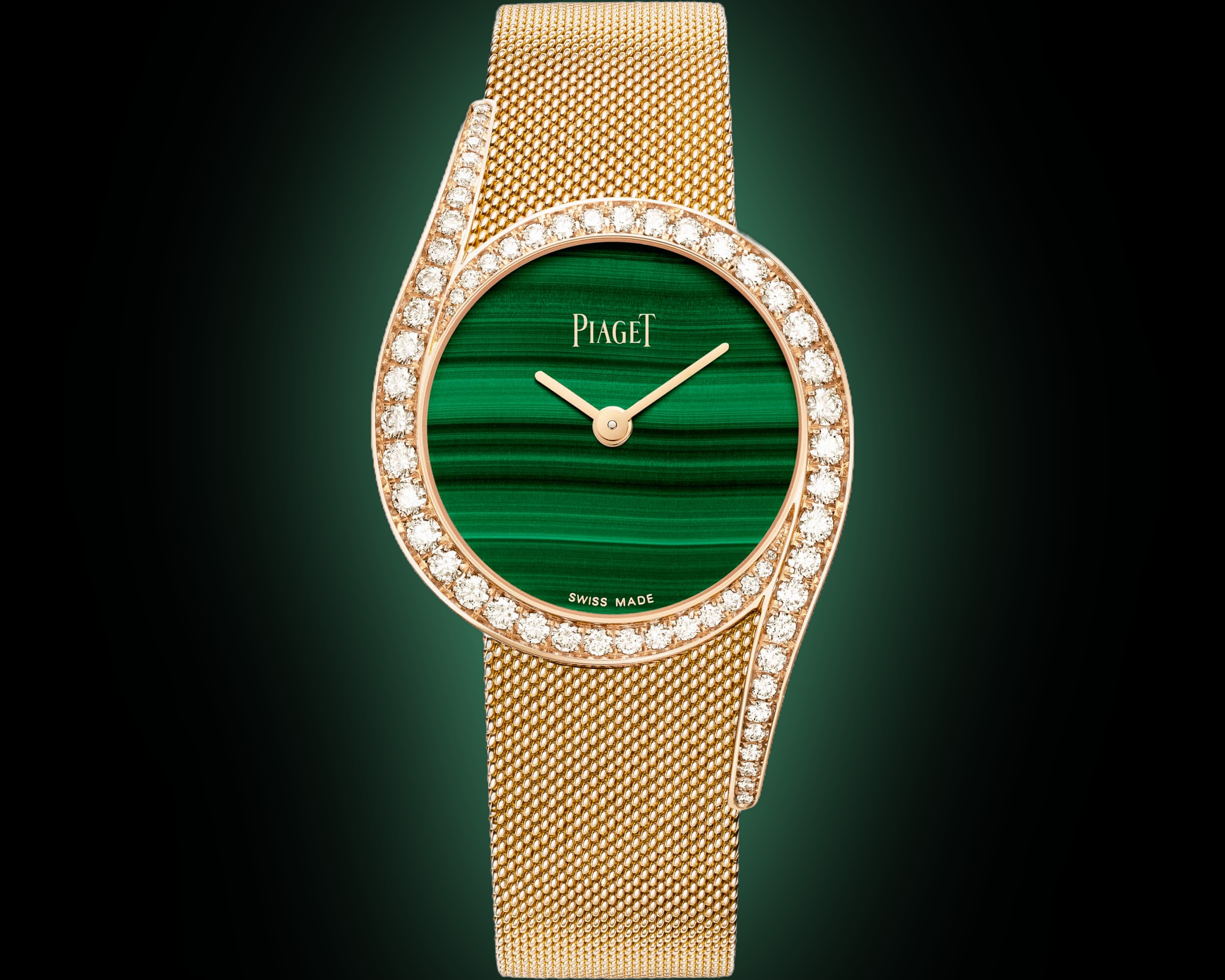 Piaget Limelight 48214 Green Dial, Pink Gold, 32.0 mm, Gala