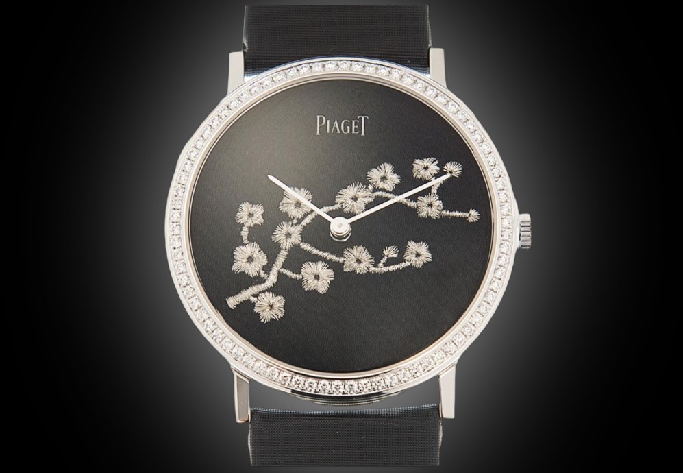 Piaget Altiplano 38574 Black Dial, 18kt White Gold, Satin, Unisex Watch