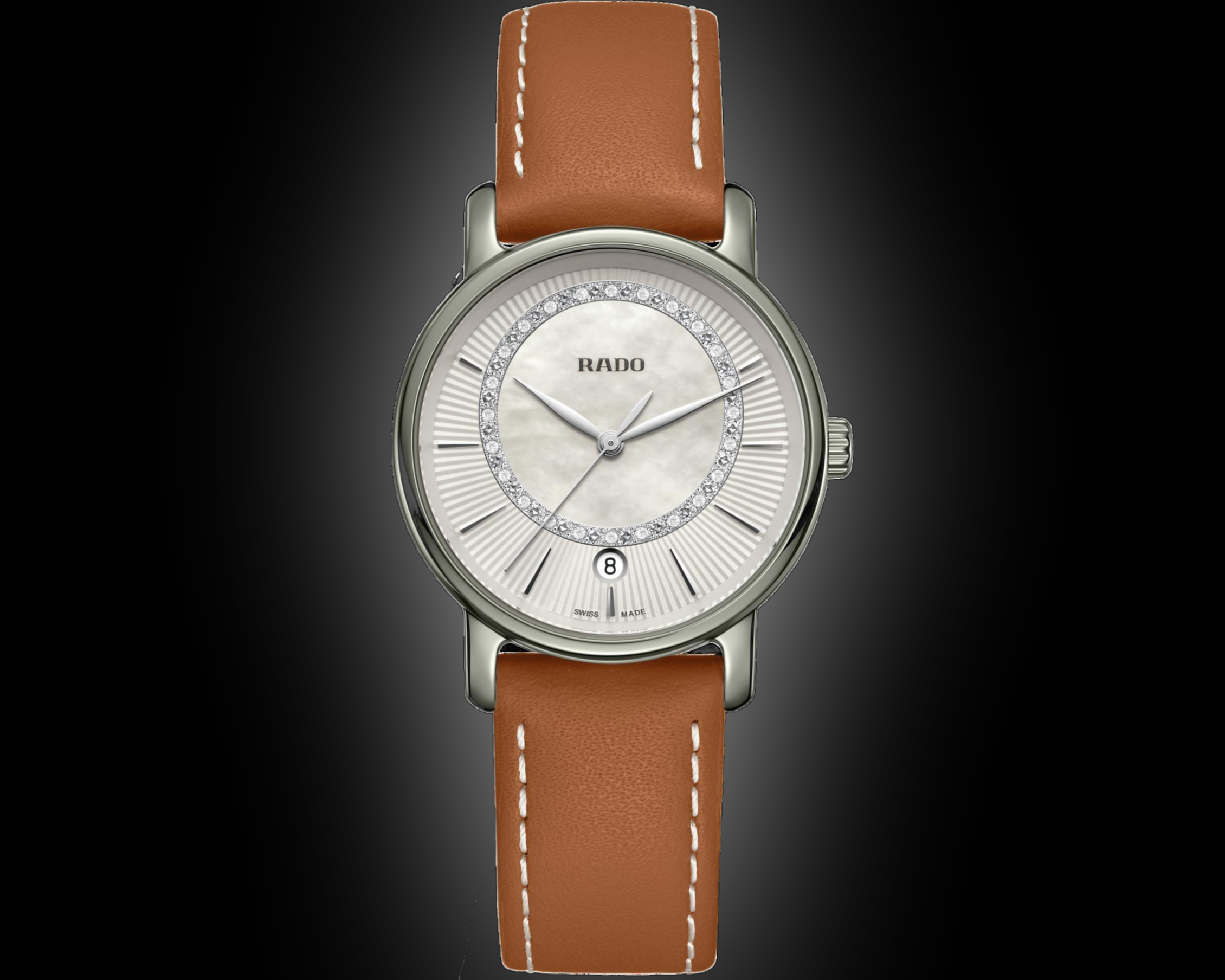 Rado DiaMaster 1406 White Dial, Plasma High-Tech Ceramic, 33.0 mm, Diamonds