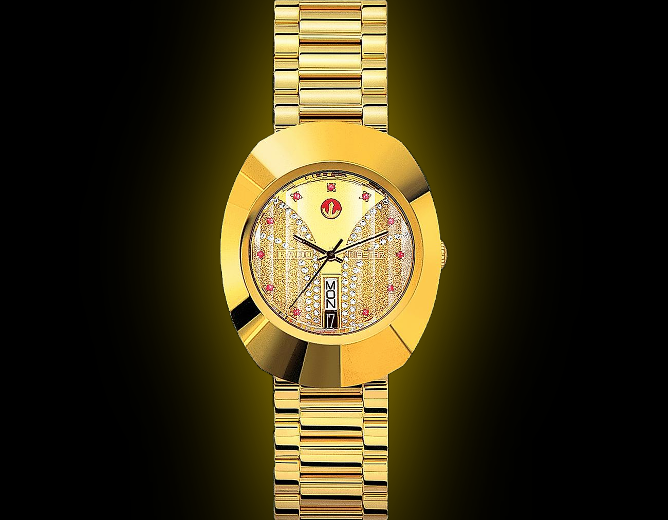 Rado Original 1241 Yellow Gold Dial, Stainless Steel, 35.0 mm ...