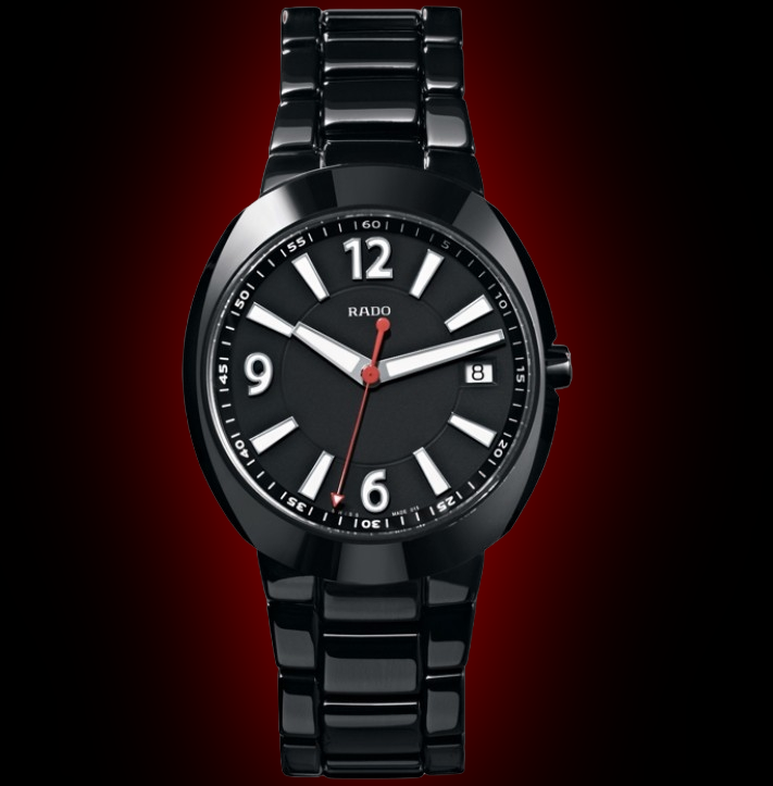 Rado D-Star 1551 Black Dial, 42.0 mm, Ceramic, Men's Watch