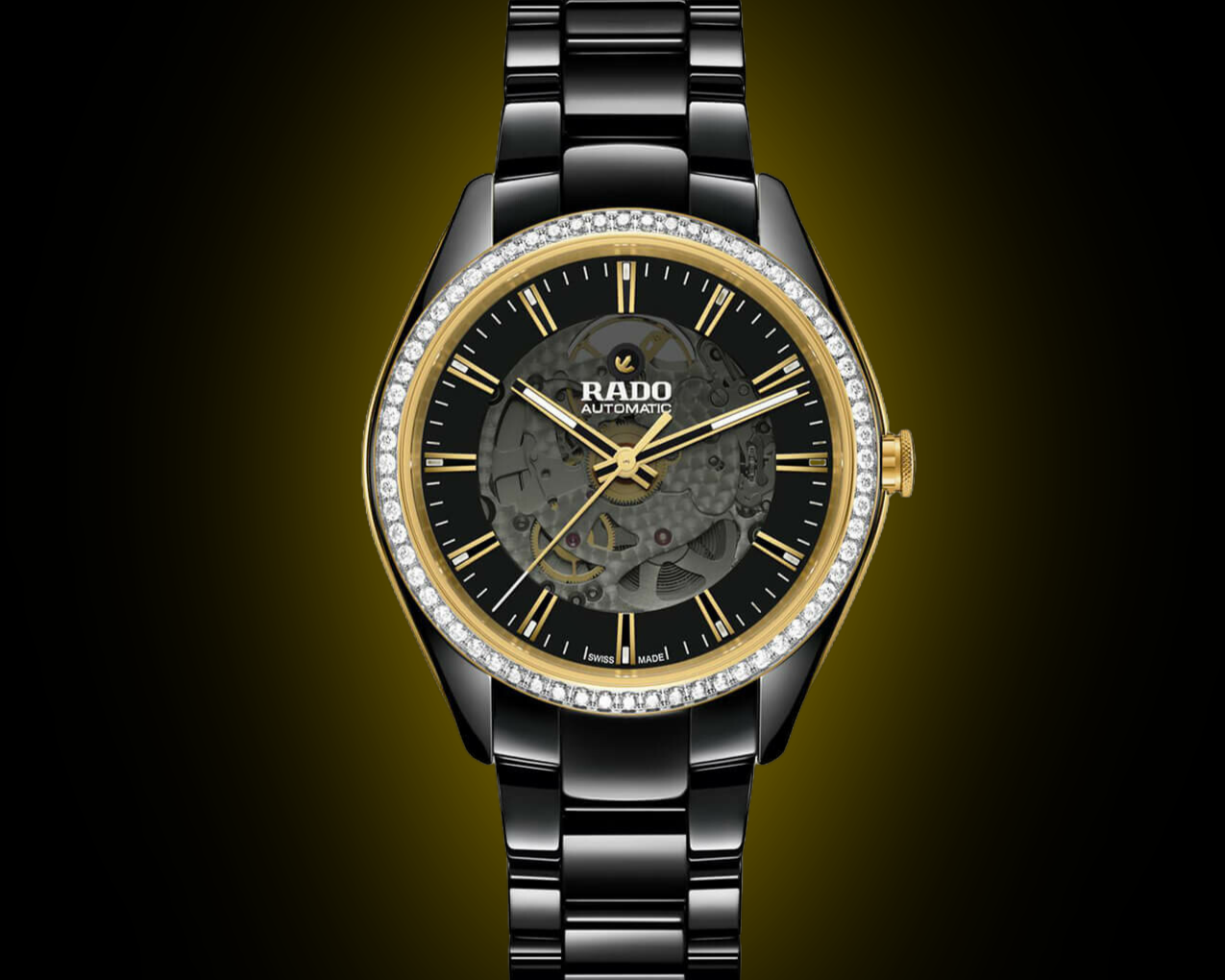 Rado HyperChrome 3215 Black Dial, High-Tech Ceramic, 42.0 mm, Automatic