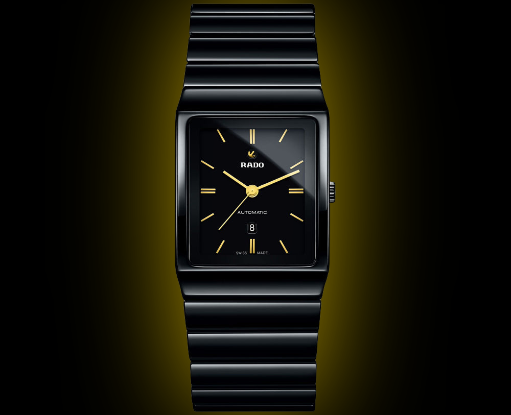 Rado Ceramica R21807182 Black Dial, 41.0 mm, High-Tech Ceramic ...