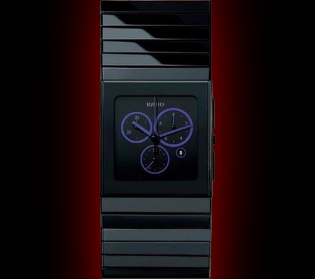 Rado Ceramica Chronograph Black Dial Men's Watch 2171