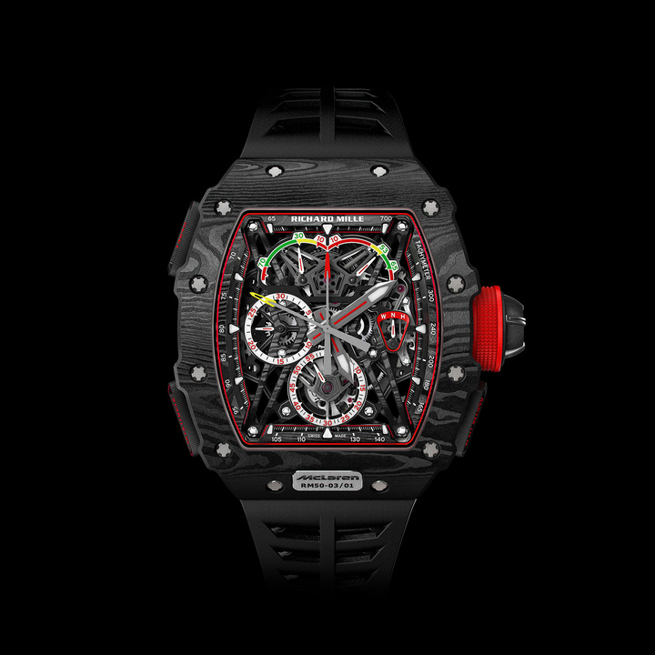 Richard Mille Auto & Aviation RM 50-03 Black/Red/Green/White Dial ...
