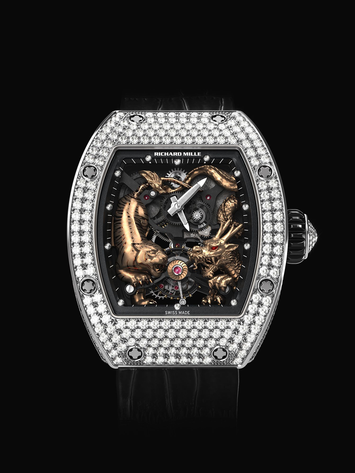 Richard Mille Hollywood RM 51 Red Gold, Analog, Michelle Yeoh, Tourbillon